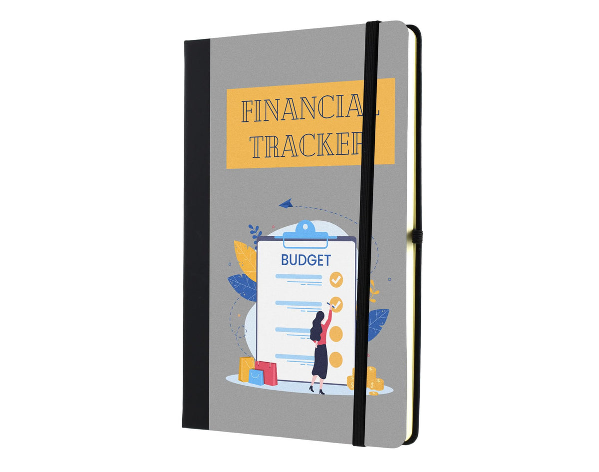 'Financial Tracker' A5 sized Lined Paper Scrapbook - Finance Tracker I ...