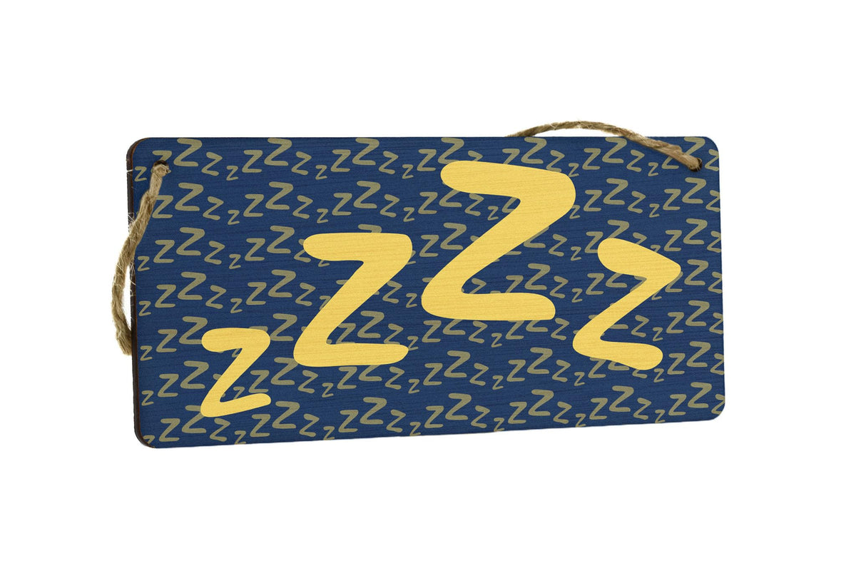 Zzzz - Plywood Hanging Sign - Novelty Kids Room Sign (smlsgn-ds23-zzz ...